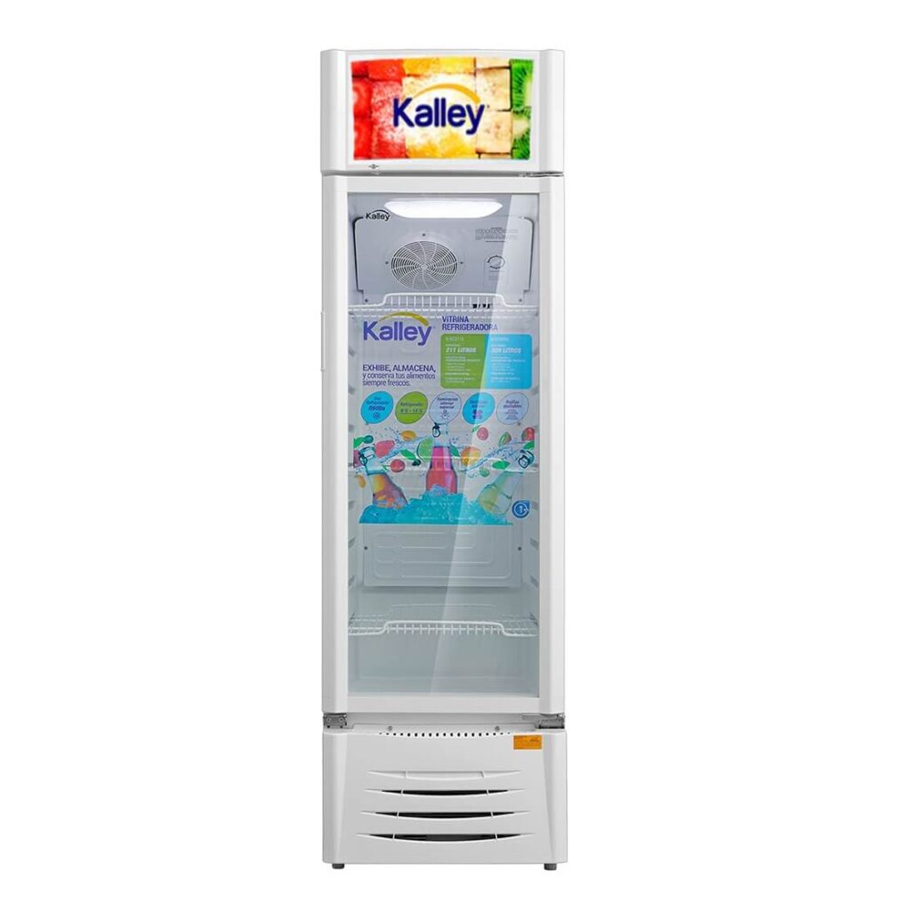 Vitrina KALLEY Refrigeradora 211 litros – Almacén MAU